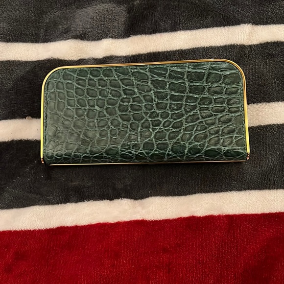 Casa del Rio | Bags | Casa Del Rio Clutch Alligator Purse Green | Poshmark